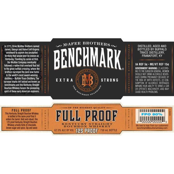 Benchmark Extra Strong Full Proof Straight Bourbon – Whisk Nation